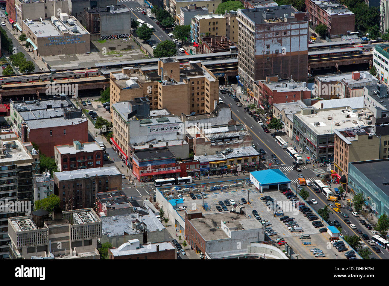 aerial photograph Park Avenue & Dr. Martin Luther King Jr Blvd (East ...