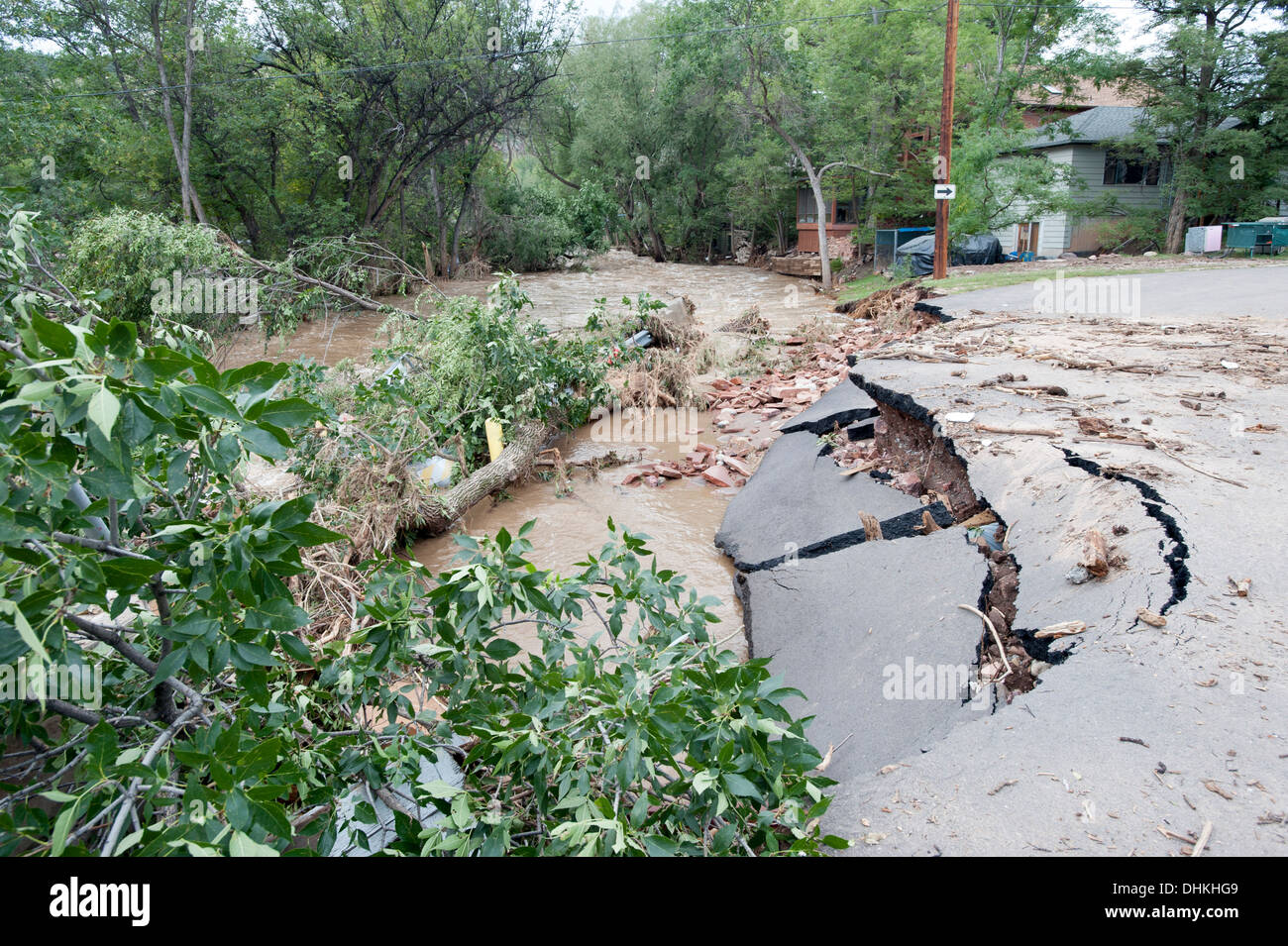Lyons, CO Flood Stock Photo - Alamy