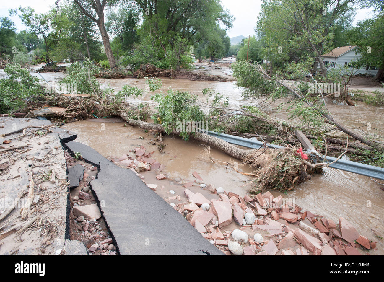 Lyons, CO Flood Stock Photo - Alamy