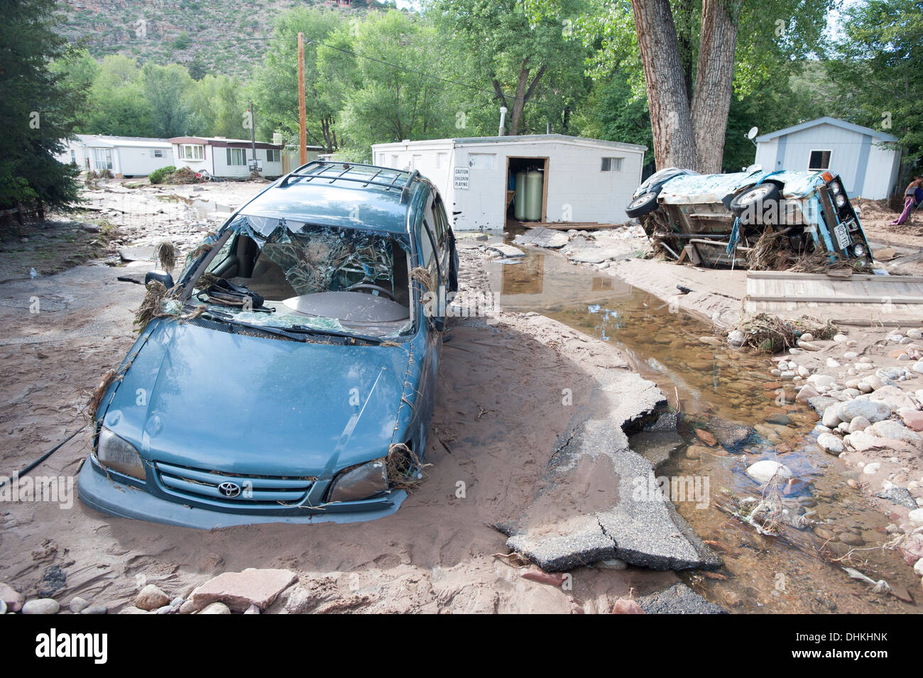 Lyons, CO Flood Stock Photo - Alamy