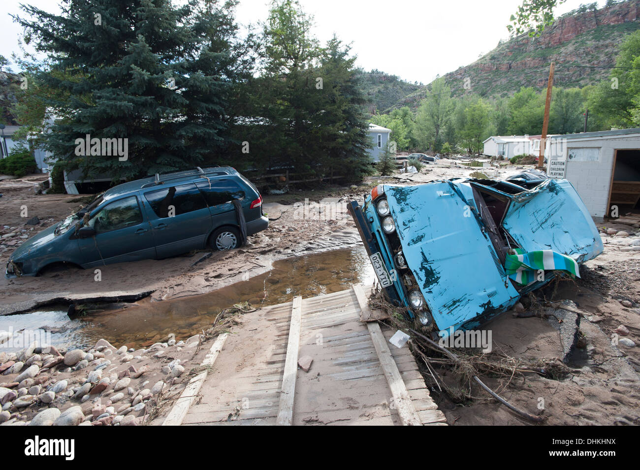 Lyons, CO Flood Stock Photo - Alamy