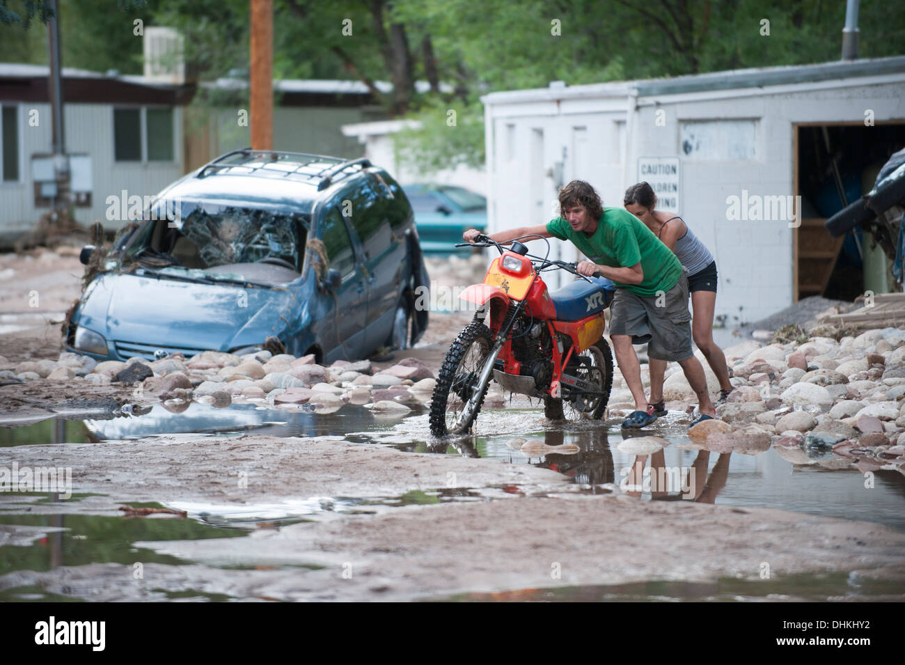 Lyons, CO Flood Stock Photo - Alamy