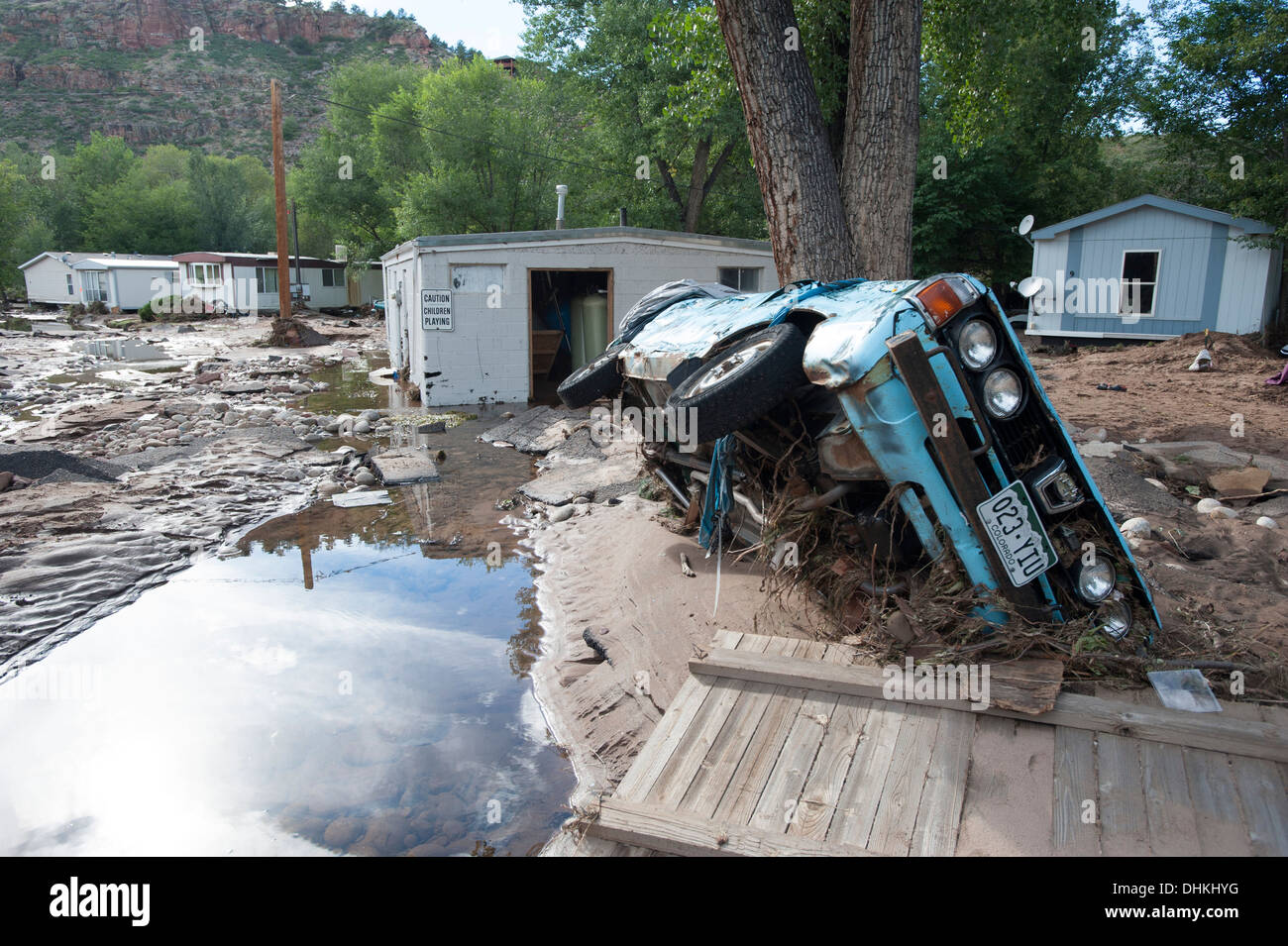 Lyons, CO Flood Stock Photo - Alamy