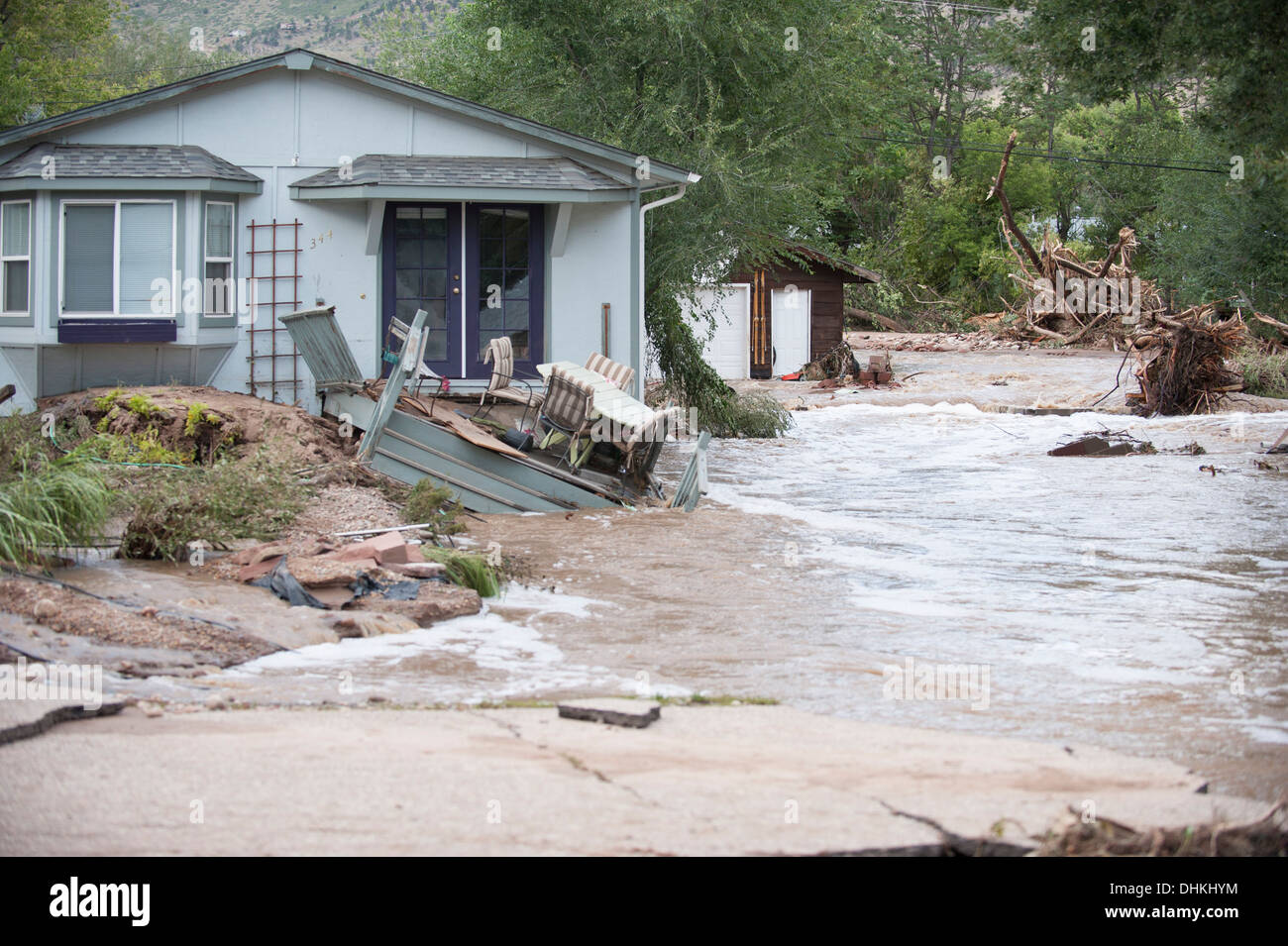 Lyons, CO Flood Stock Photo - Alamy