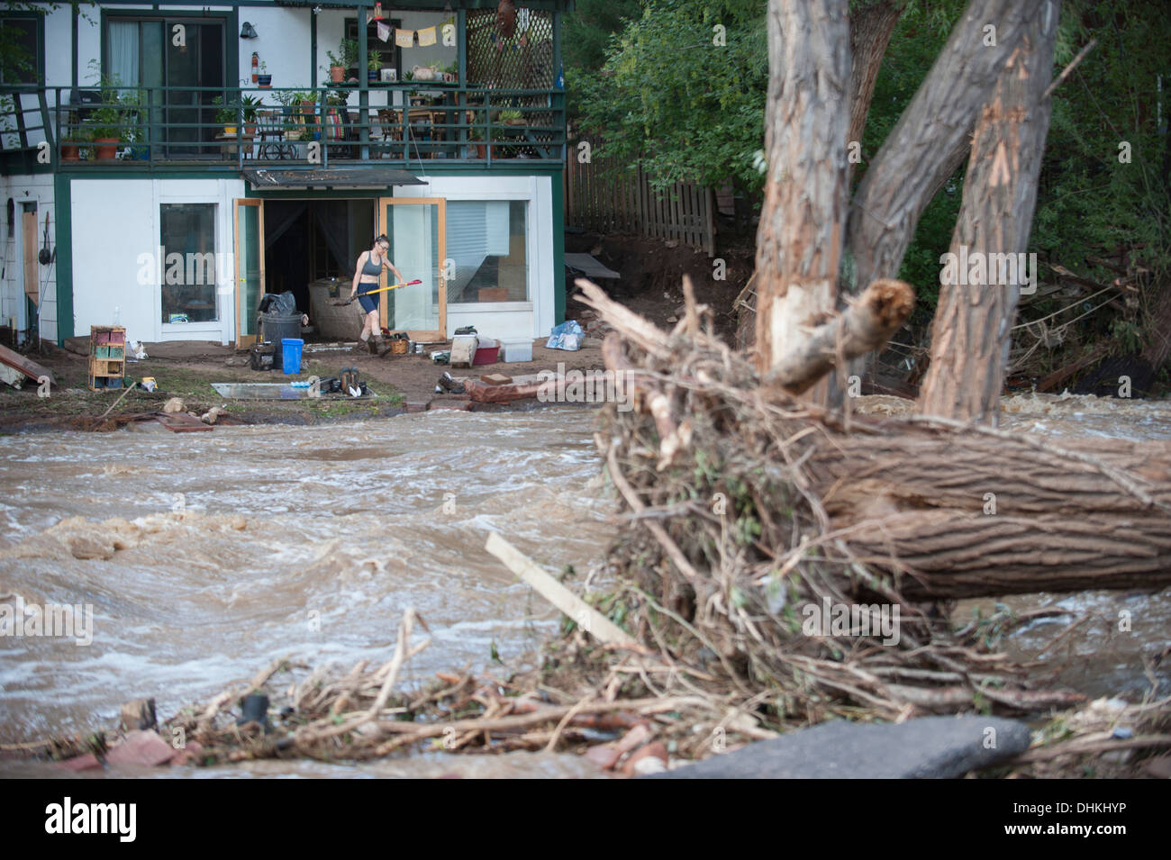 Lyons, CO Flood Stock Photo - Alamy