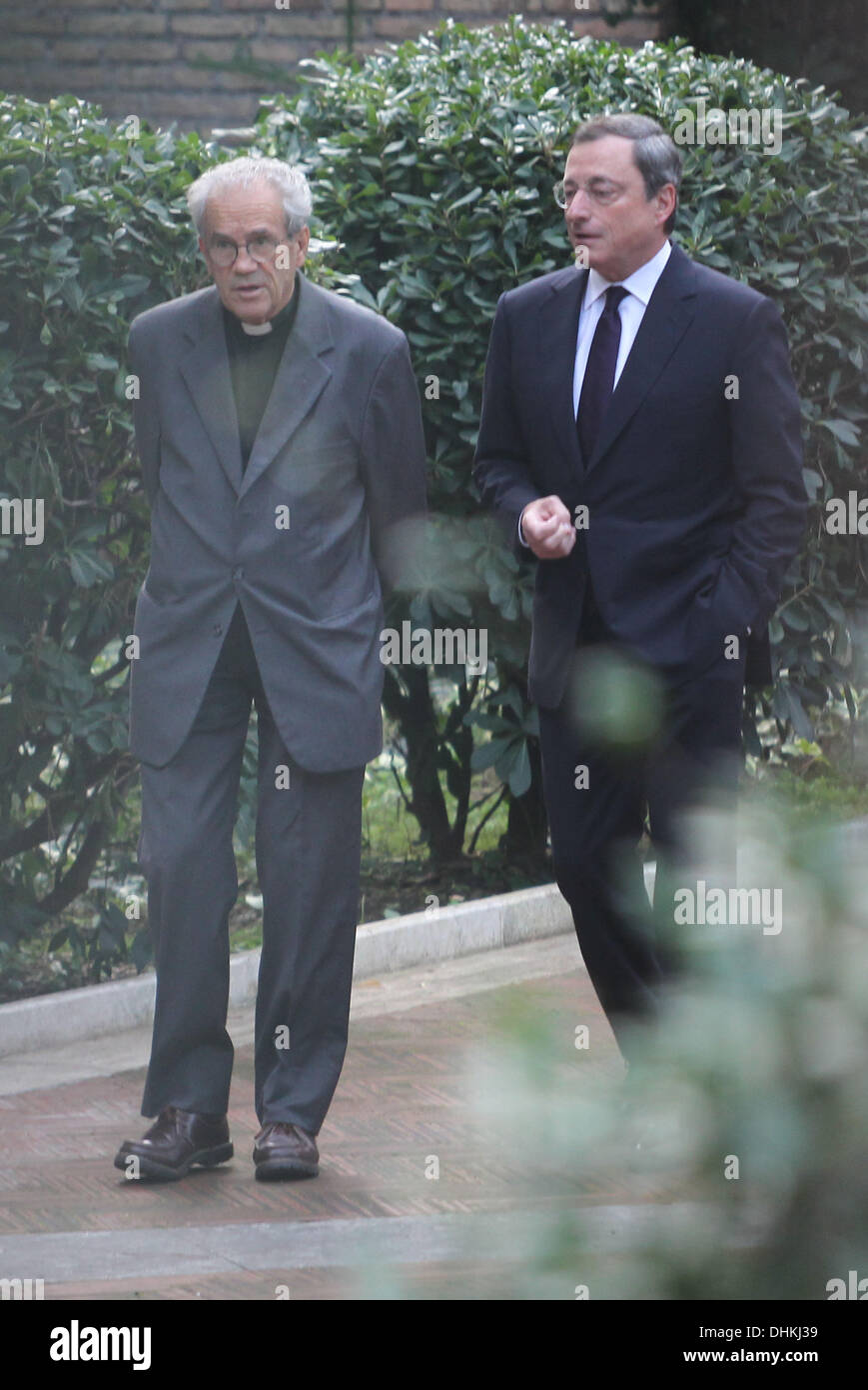 Roma Mario Draghi, President of the European Central Bank from 1 ...