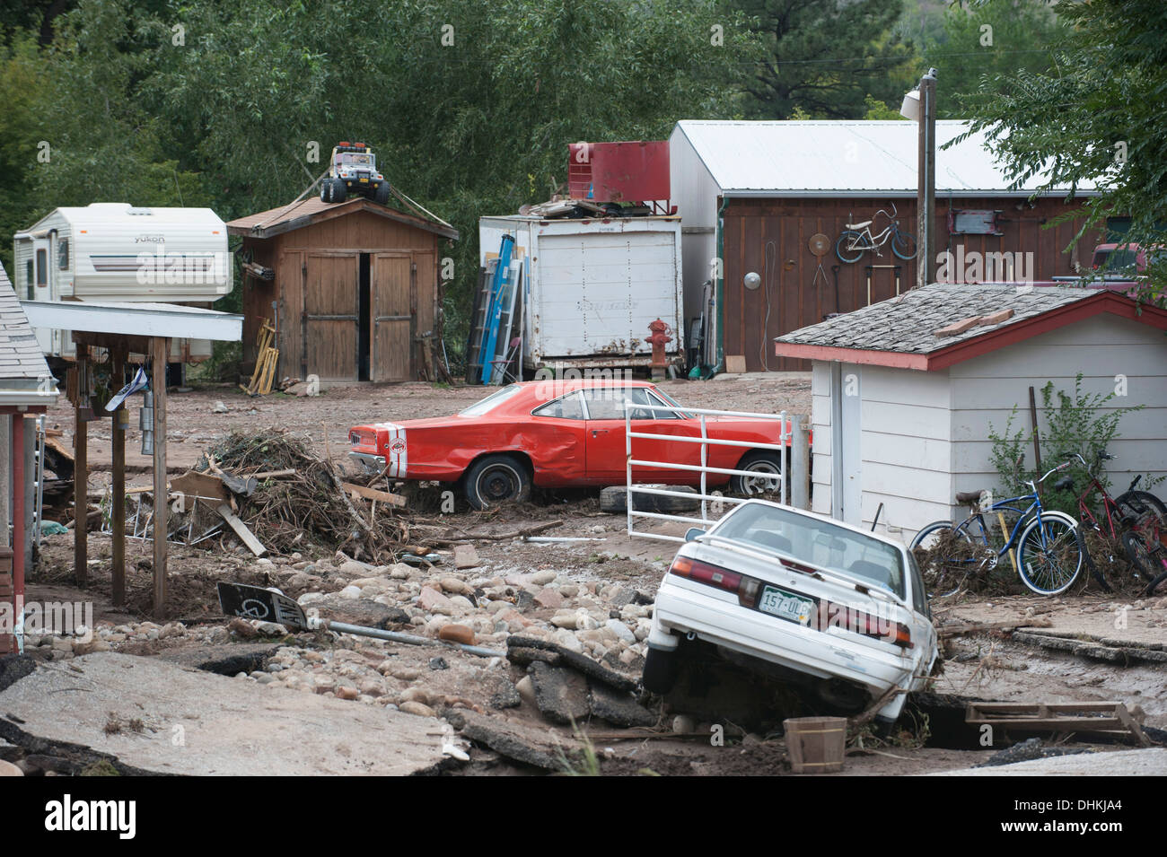 Lyons, CO Flood Stock Photo - Alamy