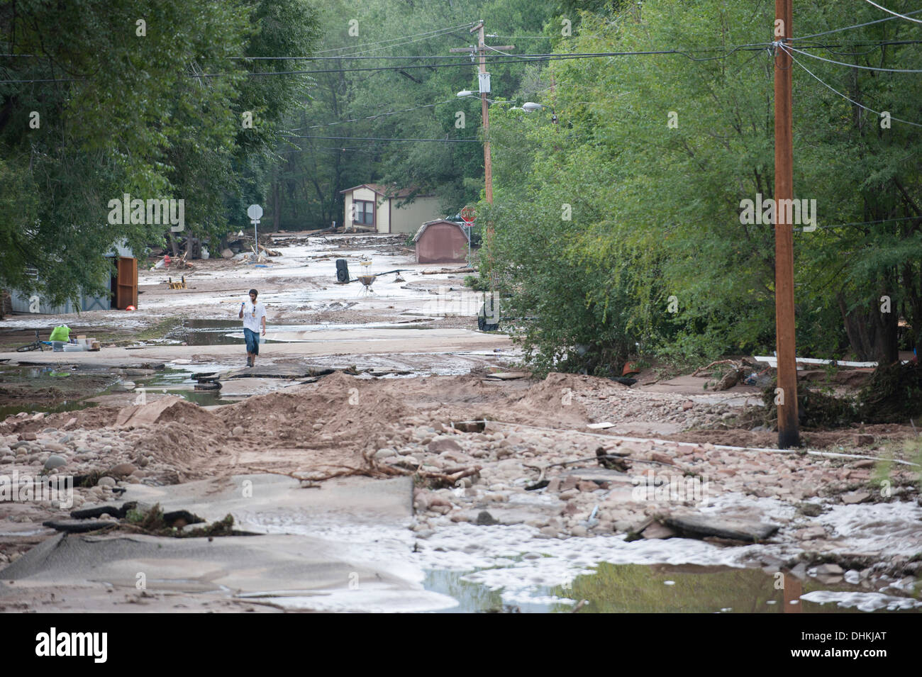 Lyons, CO Flood Stock Photo - Alamy