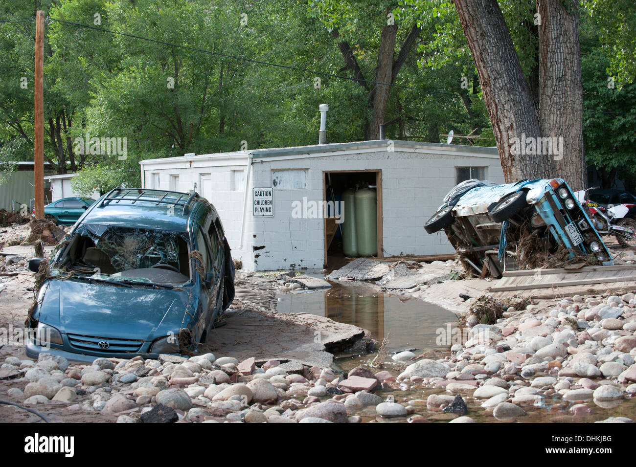 Lyons, CO Flood Stock Photo - Alamy