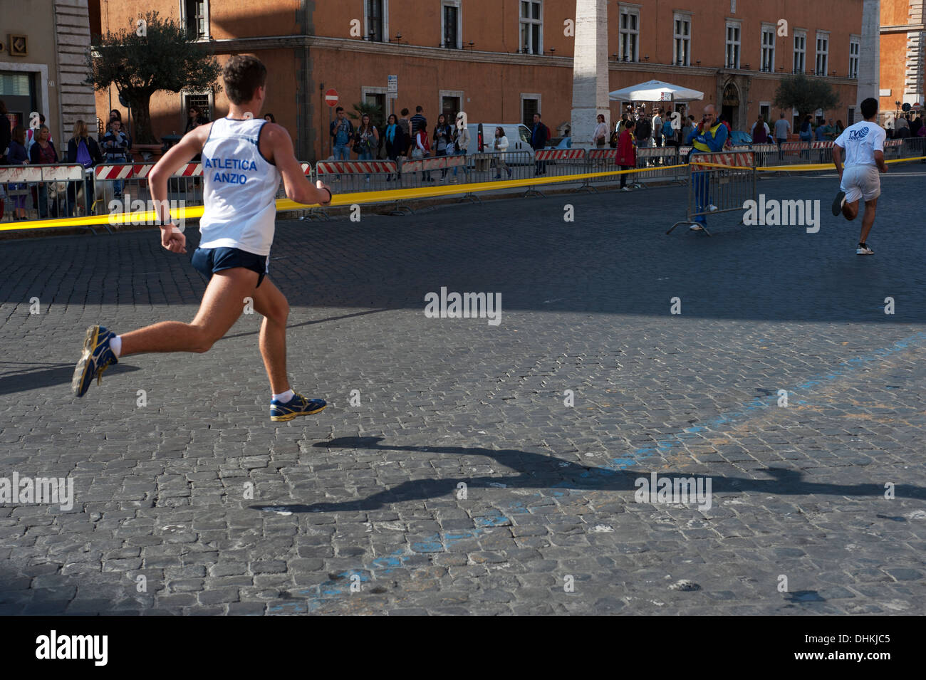 Man flight when run Stock Photo - Alamy