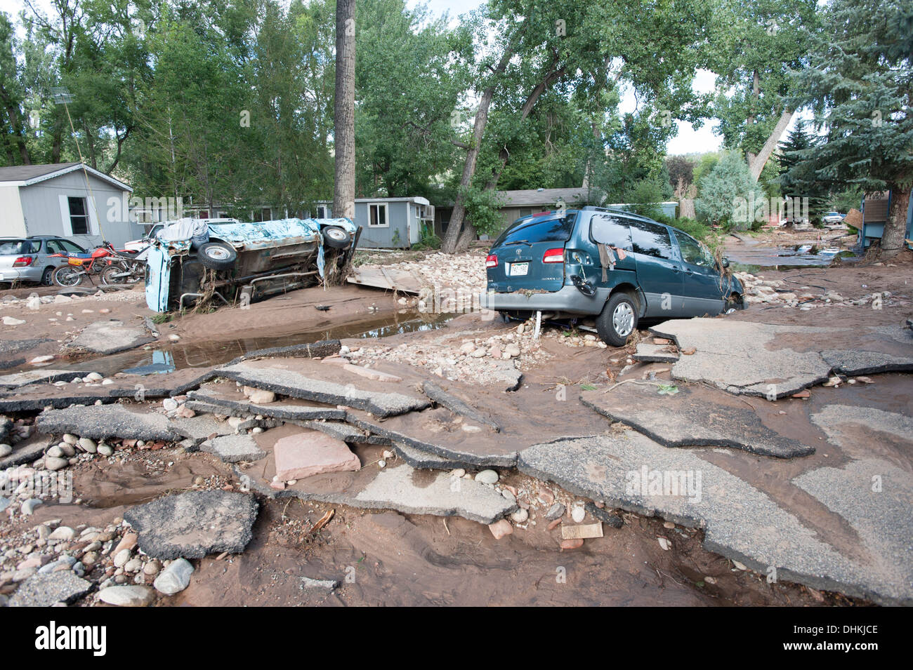 Lyons, CO Flood Stock Photo - Alamy