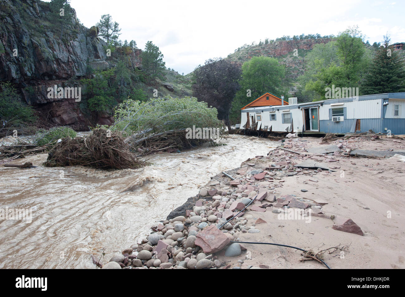 Lyons, CO Flood Stock Photo - Alamy