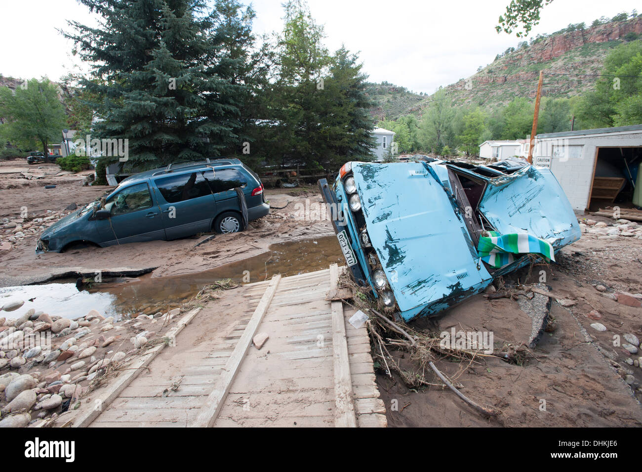 Lyons, CO Flood Stock Photo - Alamy