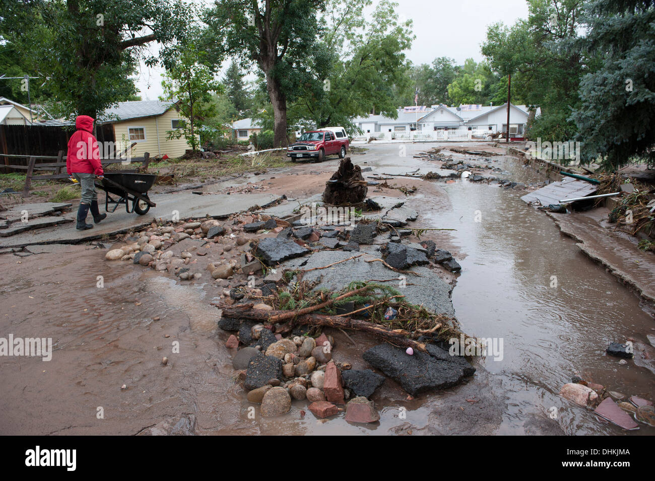 Lyons, CO Flood Stock Photo - Alamy