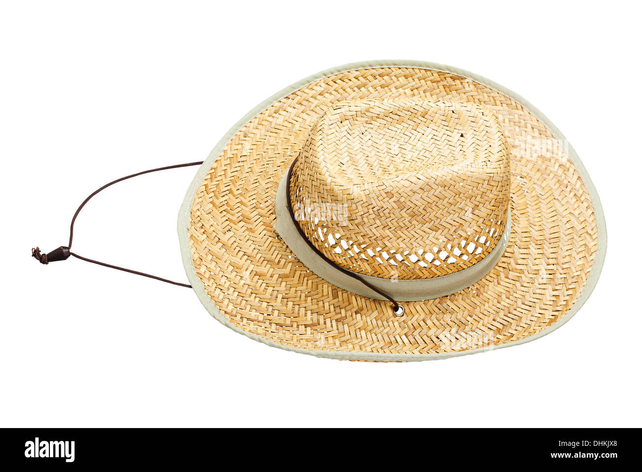Straw hat on the head hi-res stock photography and images - Alamy