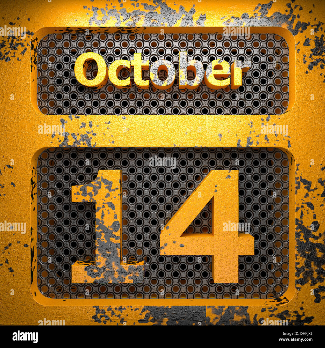 October 14 calendar hi-res stock photography and images - Alamy