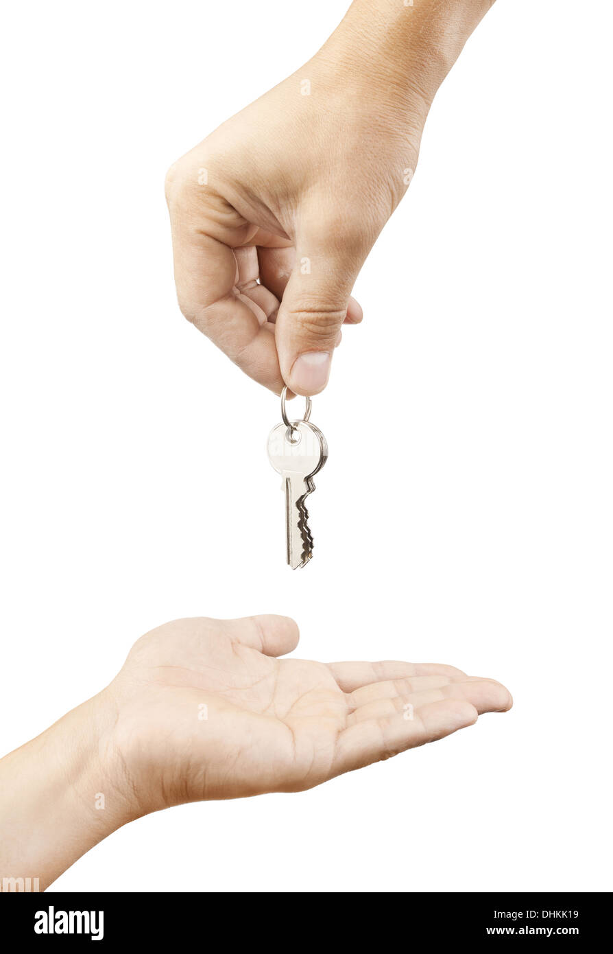 hand holding bunch of keys Stock Photo - Alamy