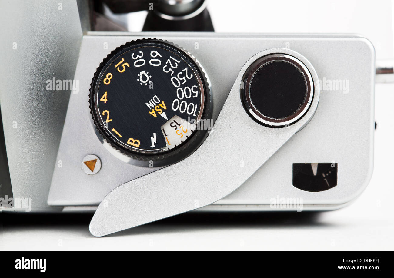 Vintage SLR camera Stock Photo - Alamy