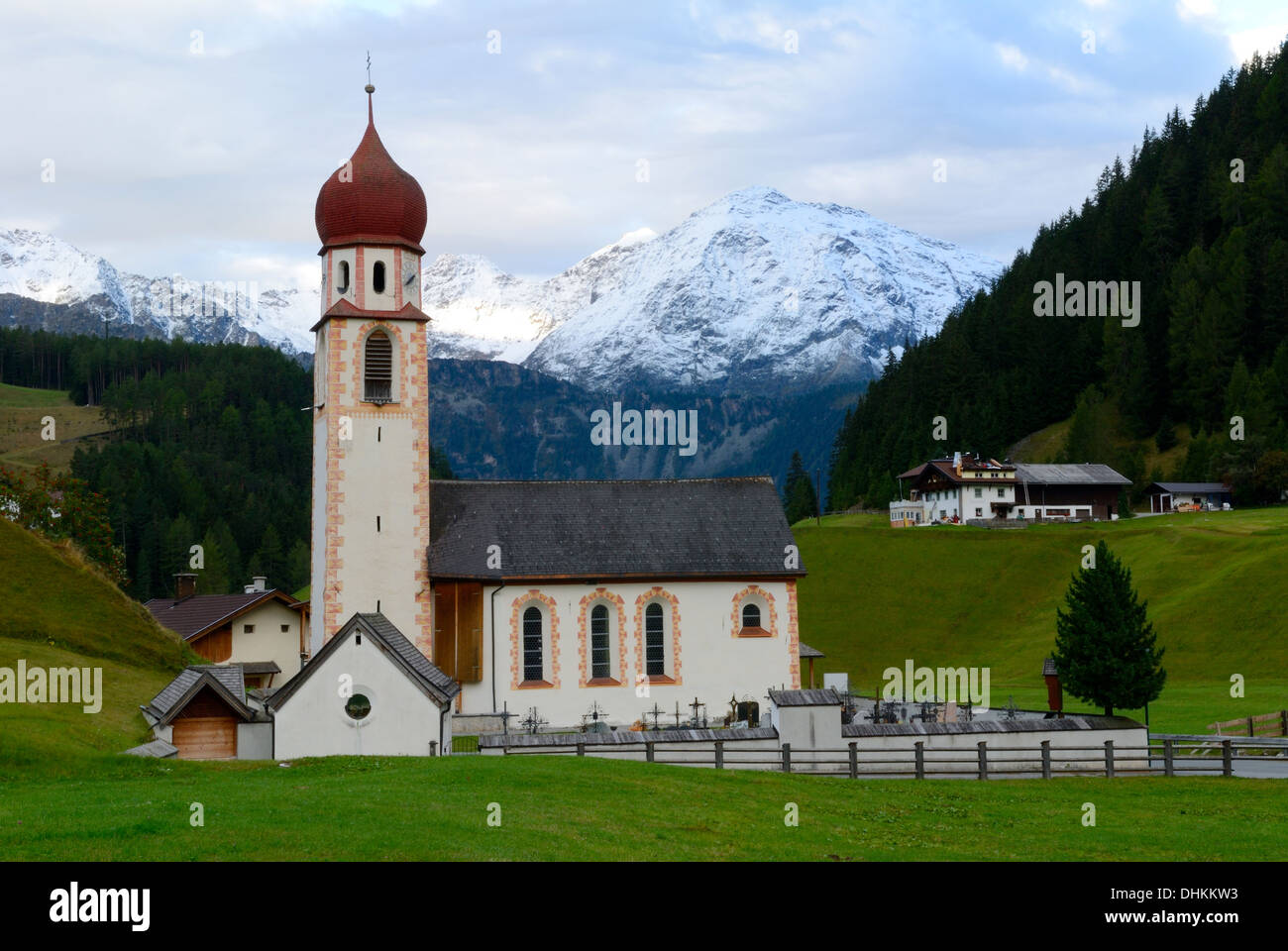 Alpine village of Niederthai Tirol Austria Stock Photo - Alamy