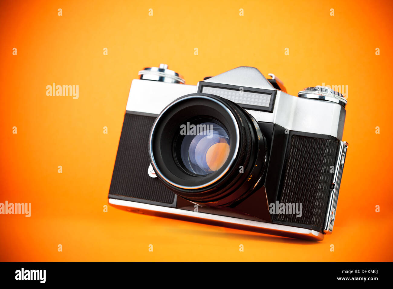 Vintage SLR camera Stock Photo - Alamy