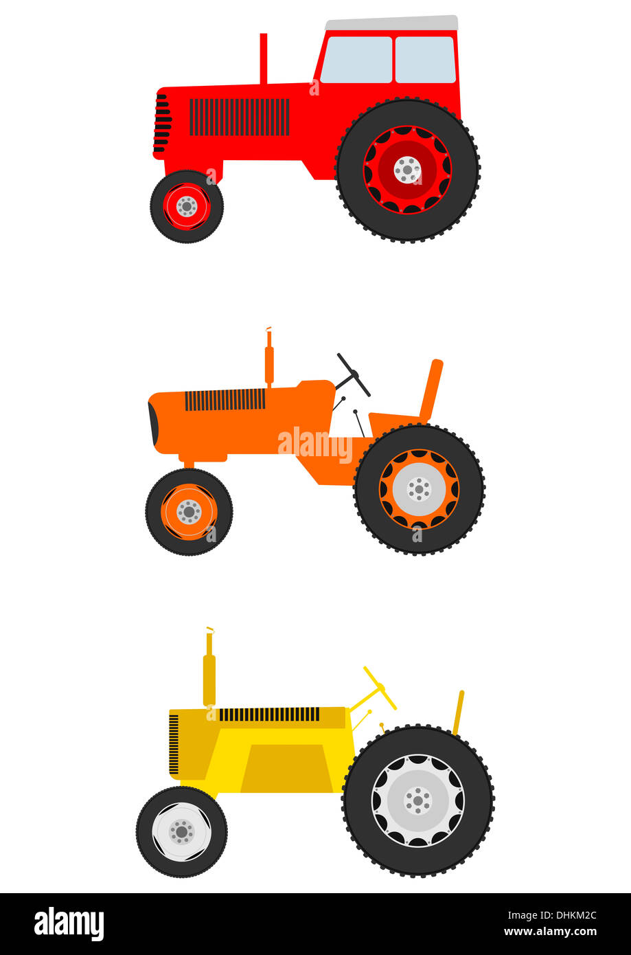 Cartoon tractor hi-res stock photography and images - Alamy