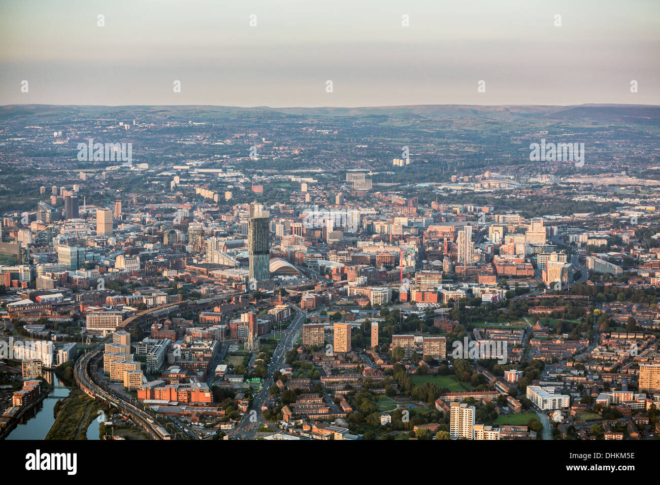 Aerial view of manchester hi-res stock photography and images - Alamy
