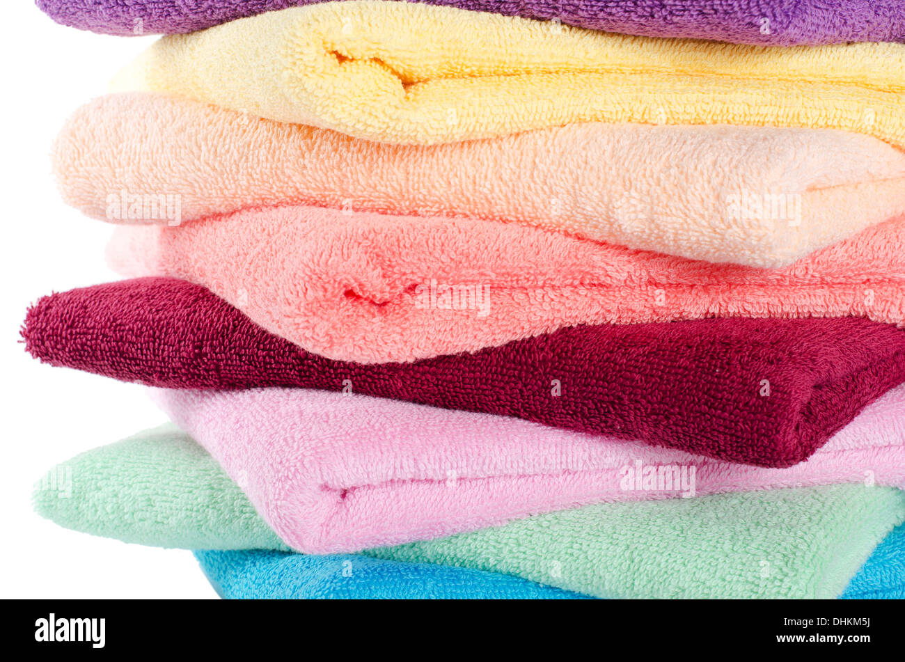 The combined color towels Stock Photo - Alamy