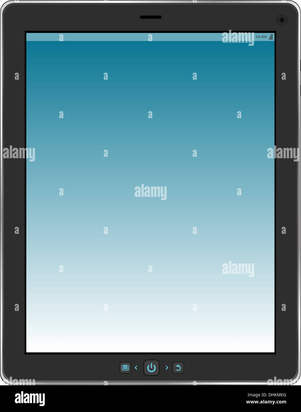 touchpad or tablet pc isolated on white Stock Photo - Alamy