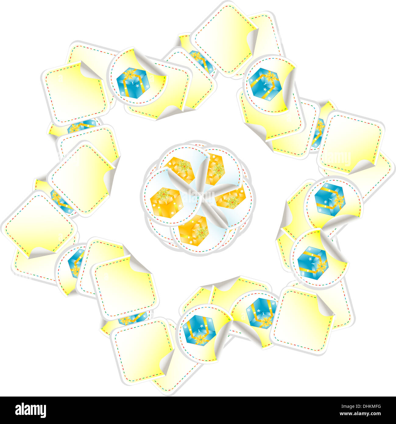 Present seamless pattern christmas Cut Out Stock Images & Pictures - Alamy