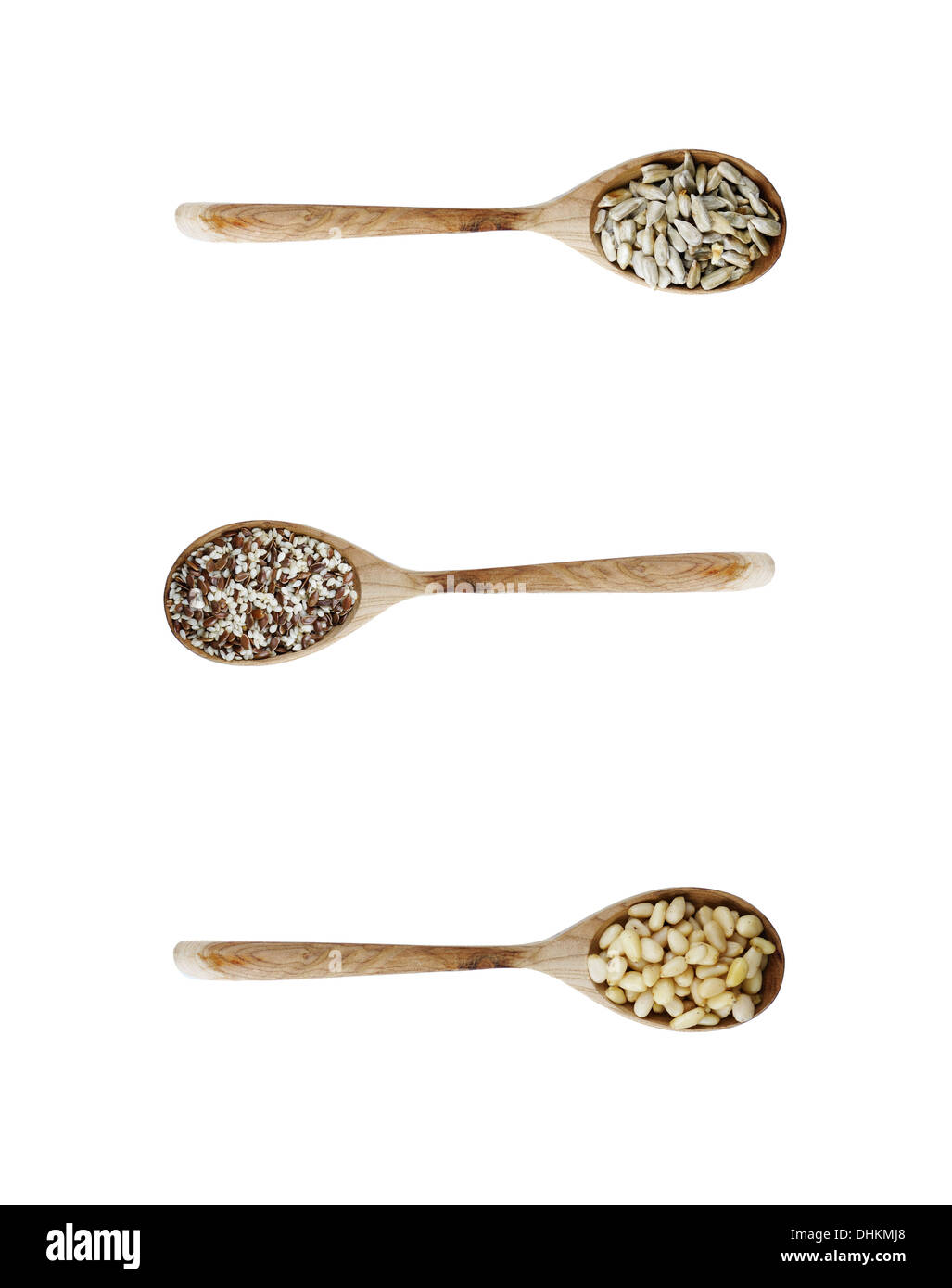 Three spoons with spices Stock Photo - Alamy