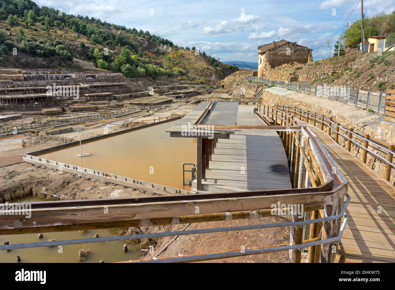 salt valley of Anana, in Alava, Spain Stock Photo - Alamy