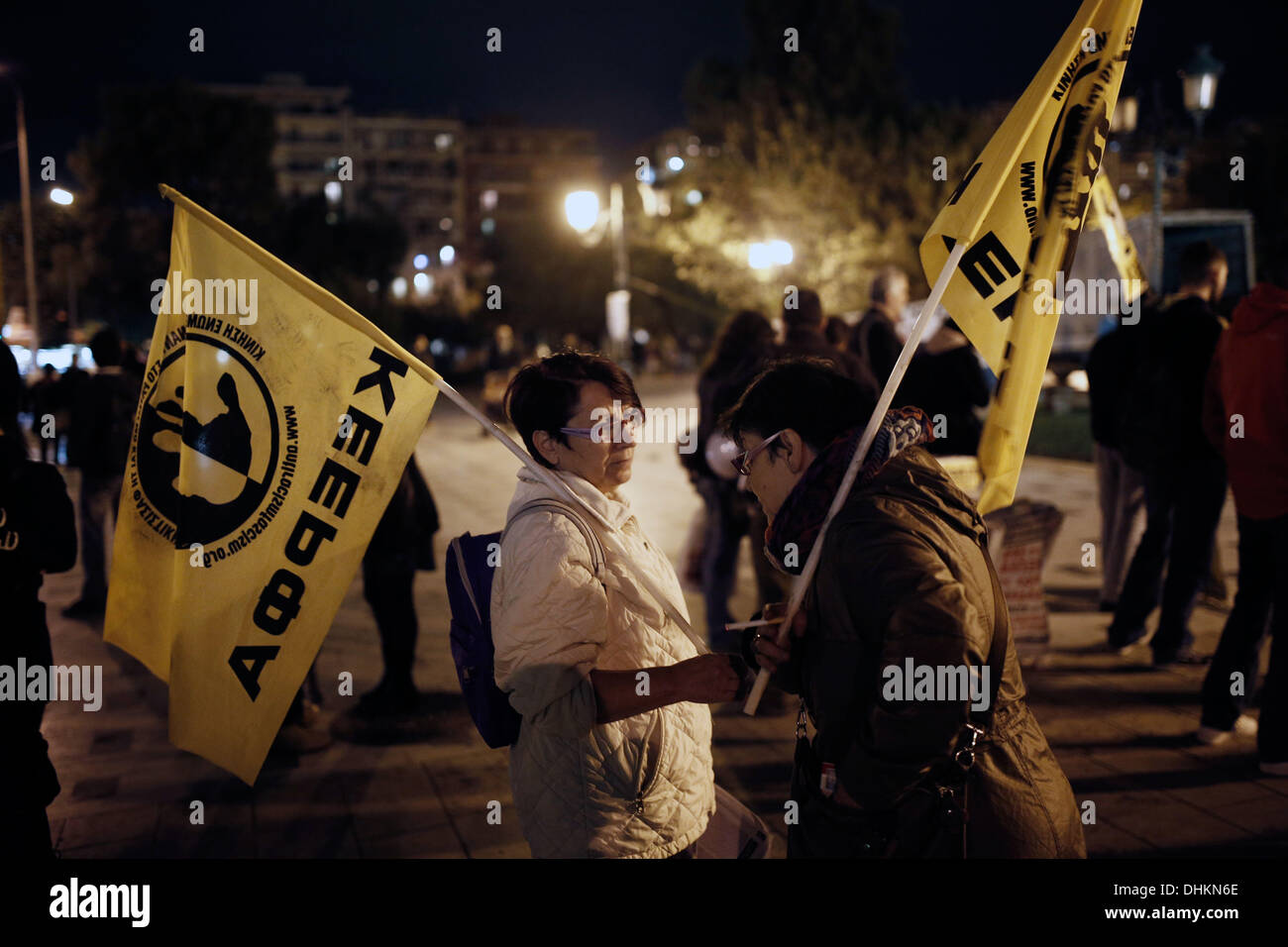 Anti immigrant rally greece hi-res stock photography and images - Alamy