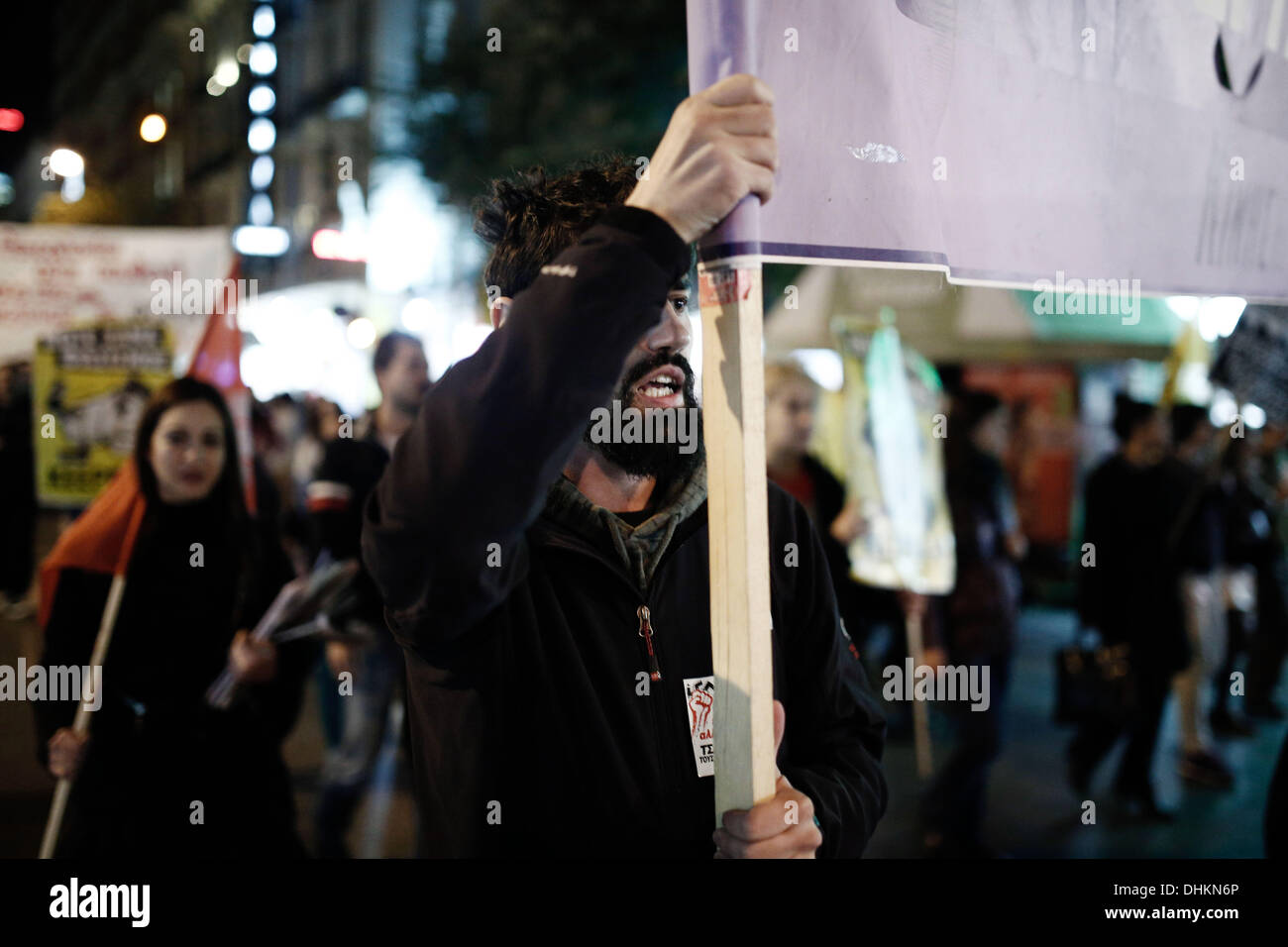 Anti immigrant rally greece hi-res stock photography and images - Alamy