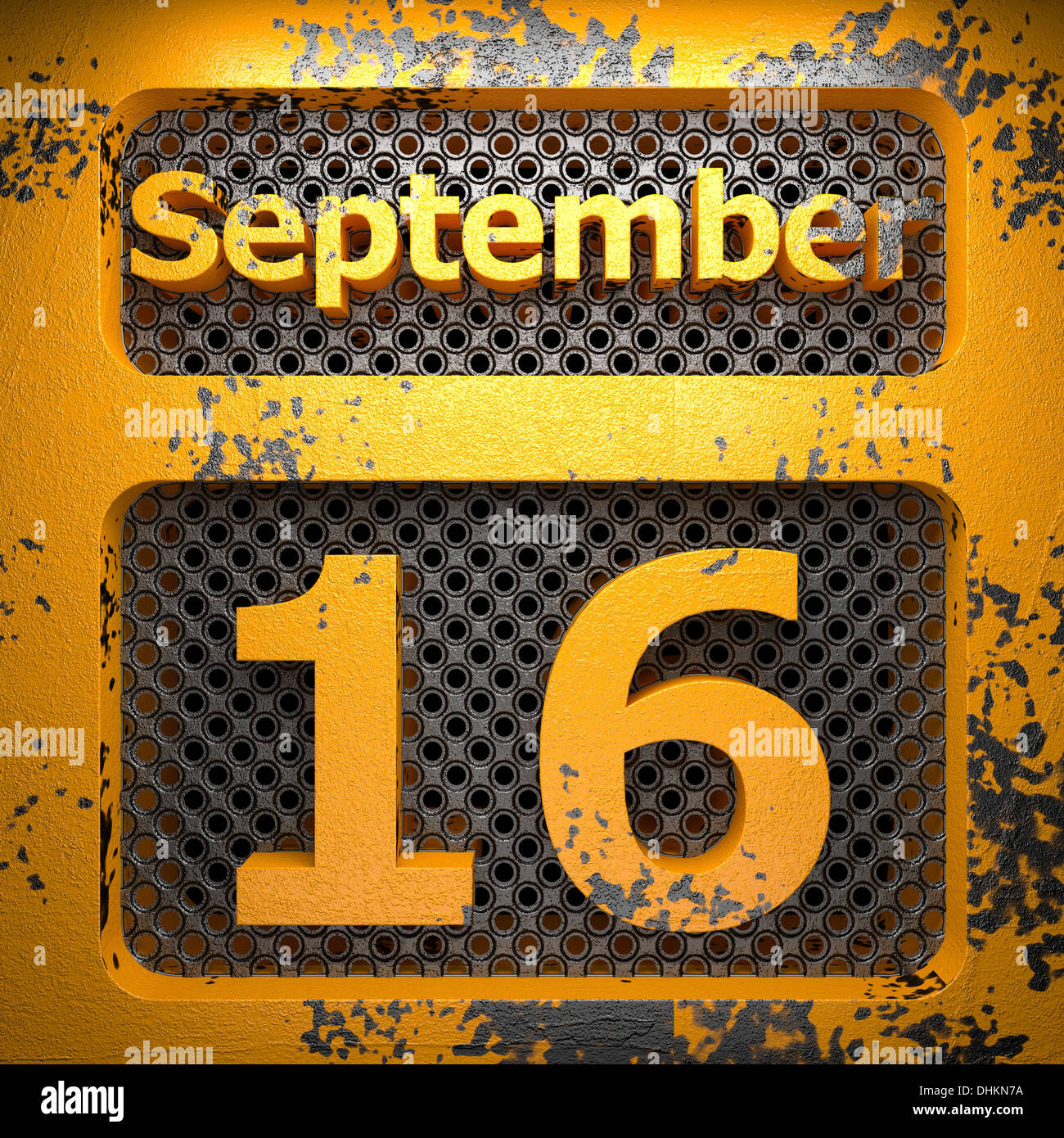 September 16 date on calendar hi-res stock photography and images - Alamy