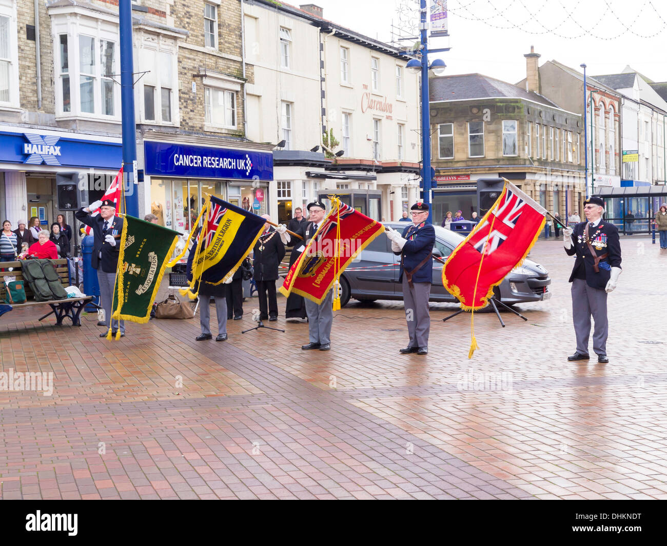 Royal british legion standard bearers hi-res stock photography and ...