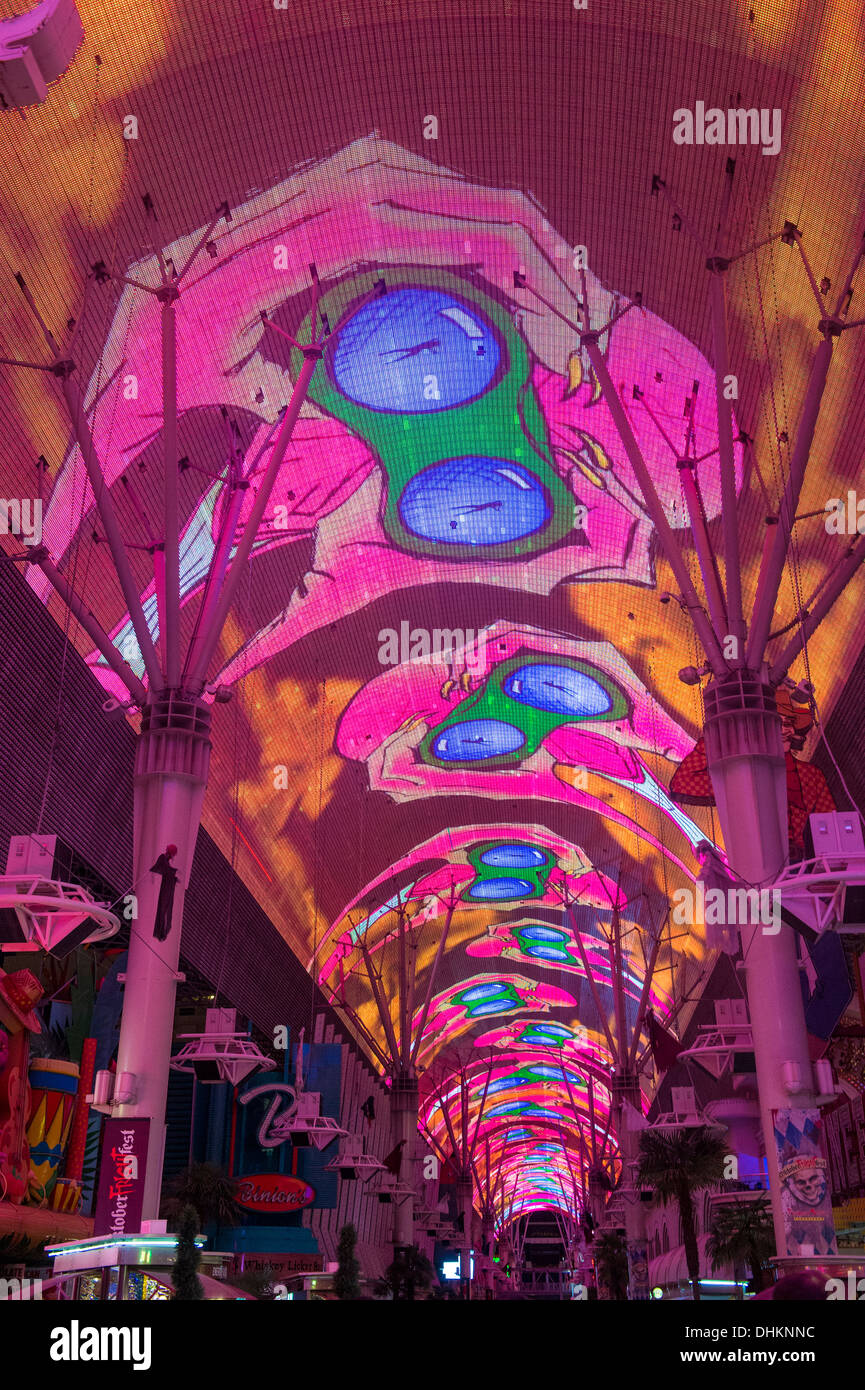 The Fremont Street Experience in Las Vegas, Nevada Stock Photo - Alamy