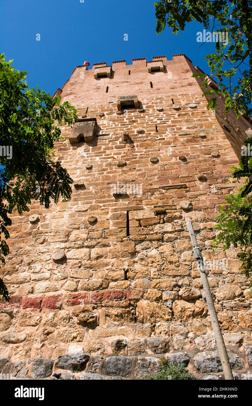 Ruins of Byzantine, Seljuk and Ottoman fortress in Alanya ...
