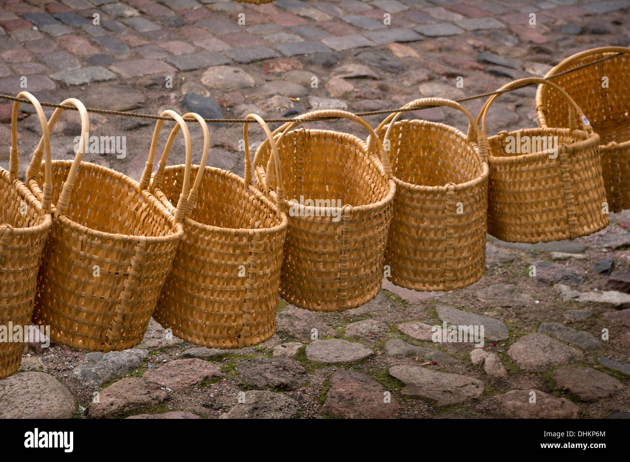hand made basketry Stock Photo - Alamy