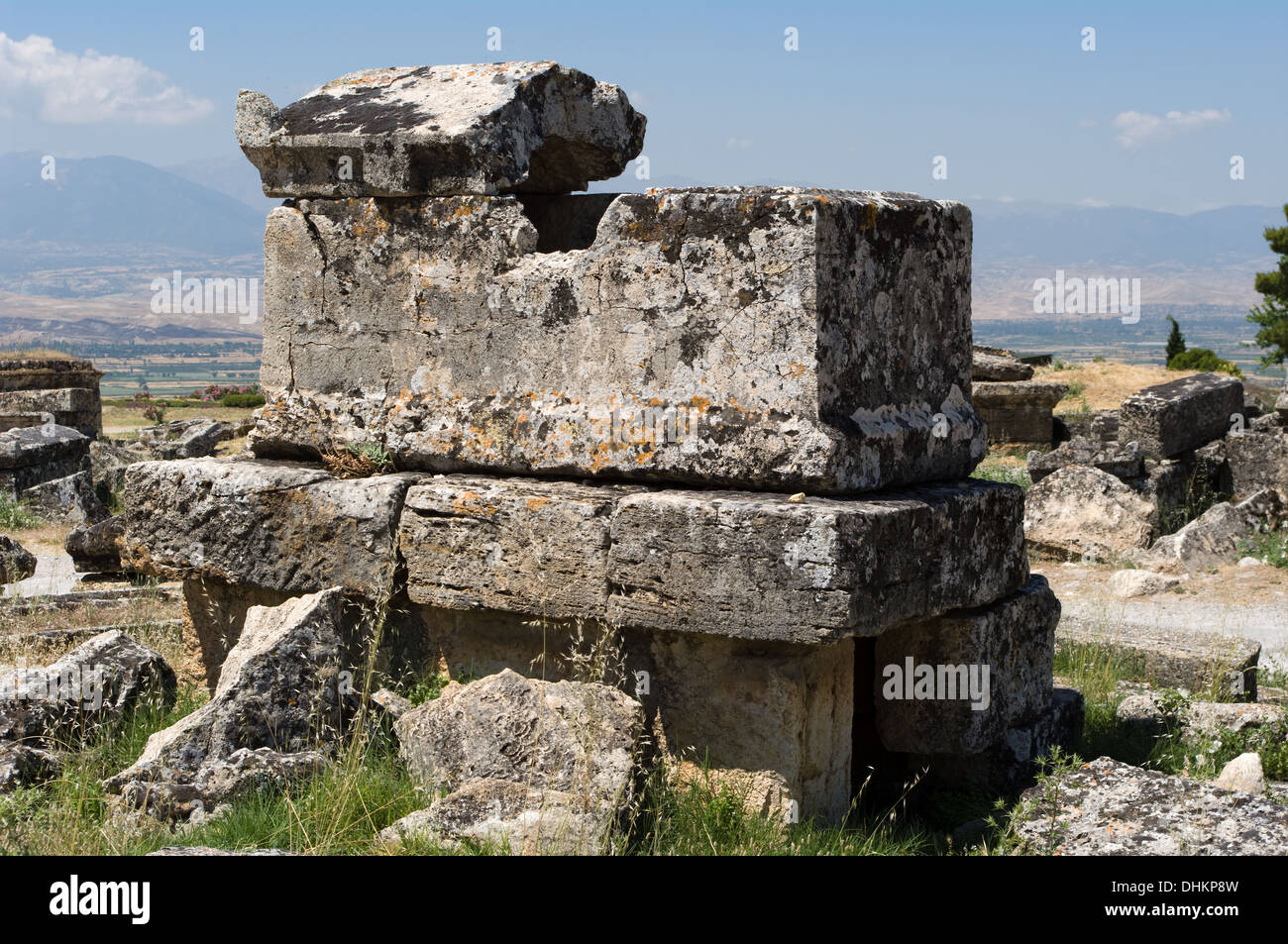 Greek and Roman Necropolis in the ancient city of Hierapolis (Taurus ...