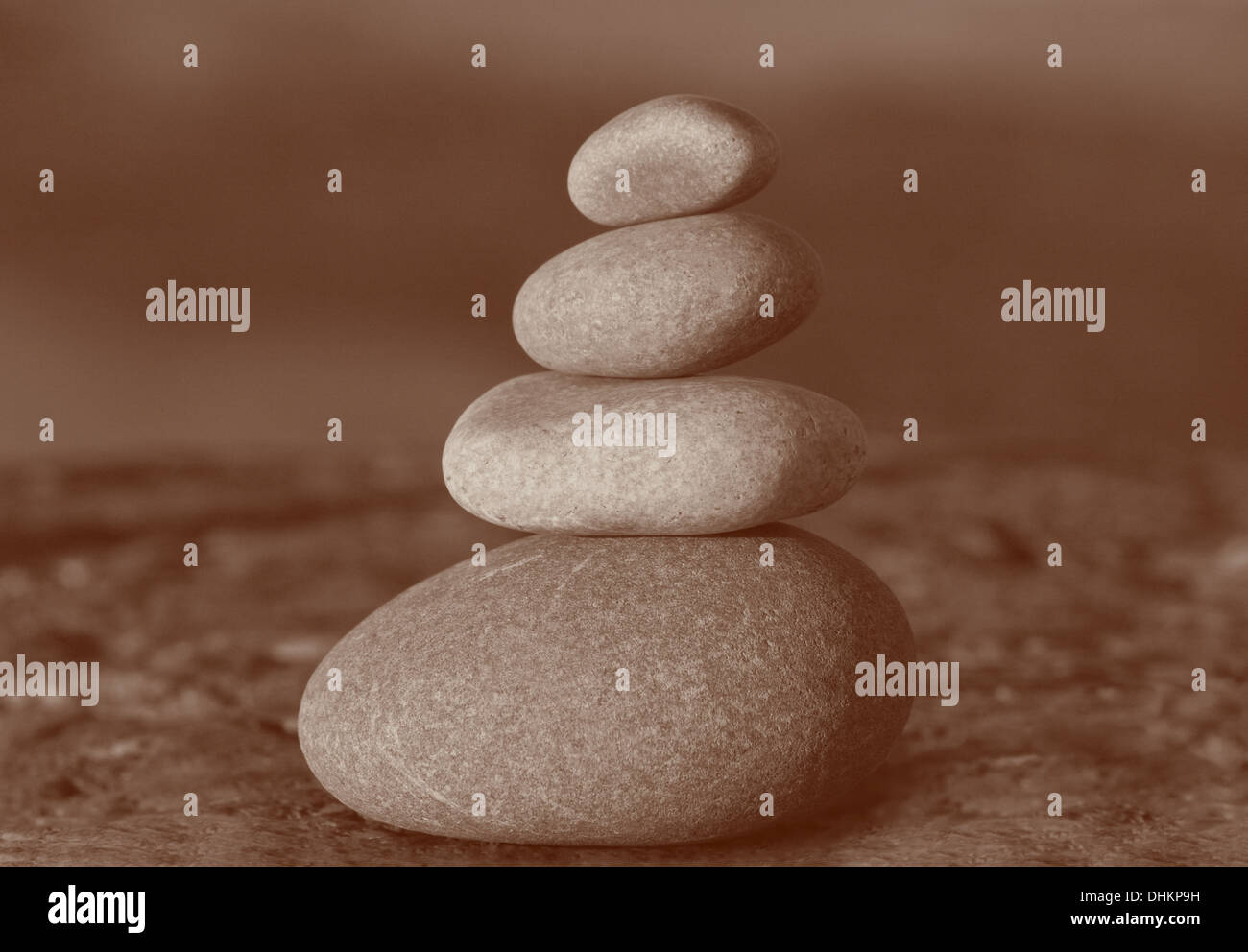 close up of stack of four stones Stock Photo - Alamy