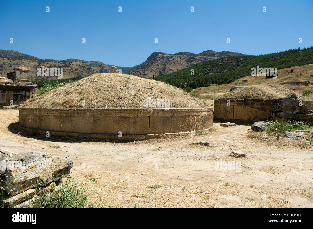 Greek and Roman Necropolis in the ancient city of Hierapolis (Taurus ...