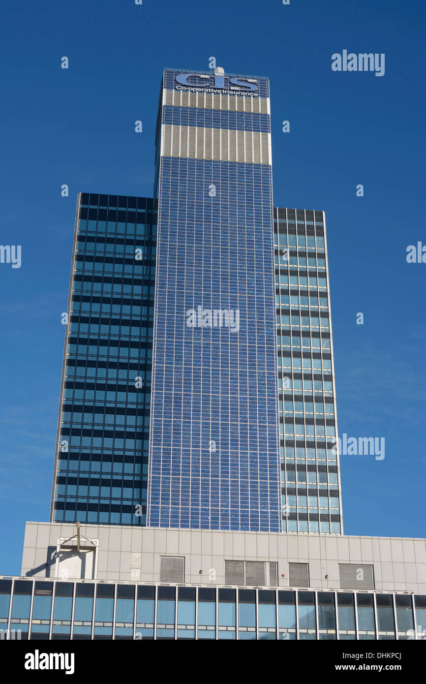 The CIS building in Manchester, the third tallest building in Europe at ...