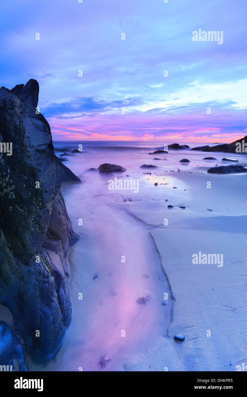 Sunrise, Marginal Way, Ogunquit, Maine, USA Stock Photo - Alamy
