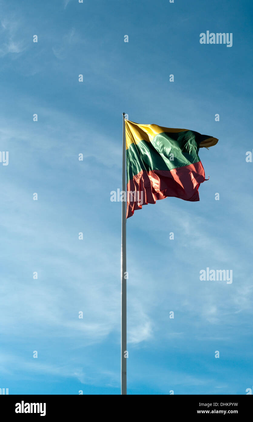National flag of Lithuania Stock Photo - Alamy