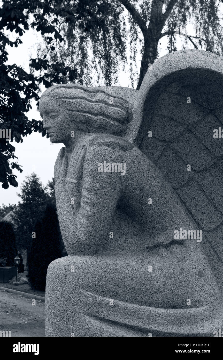 A sad Angel Stock Photo - Alamy