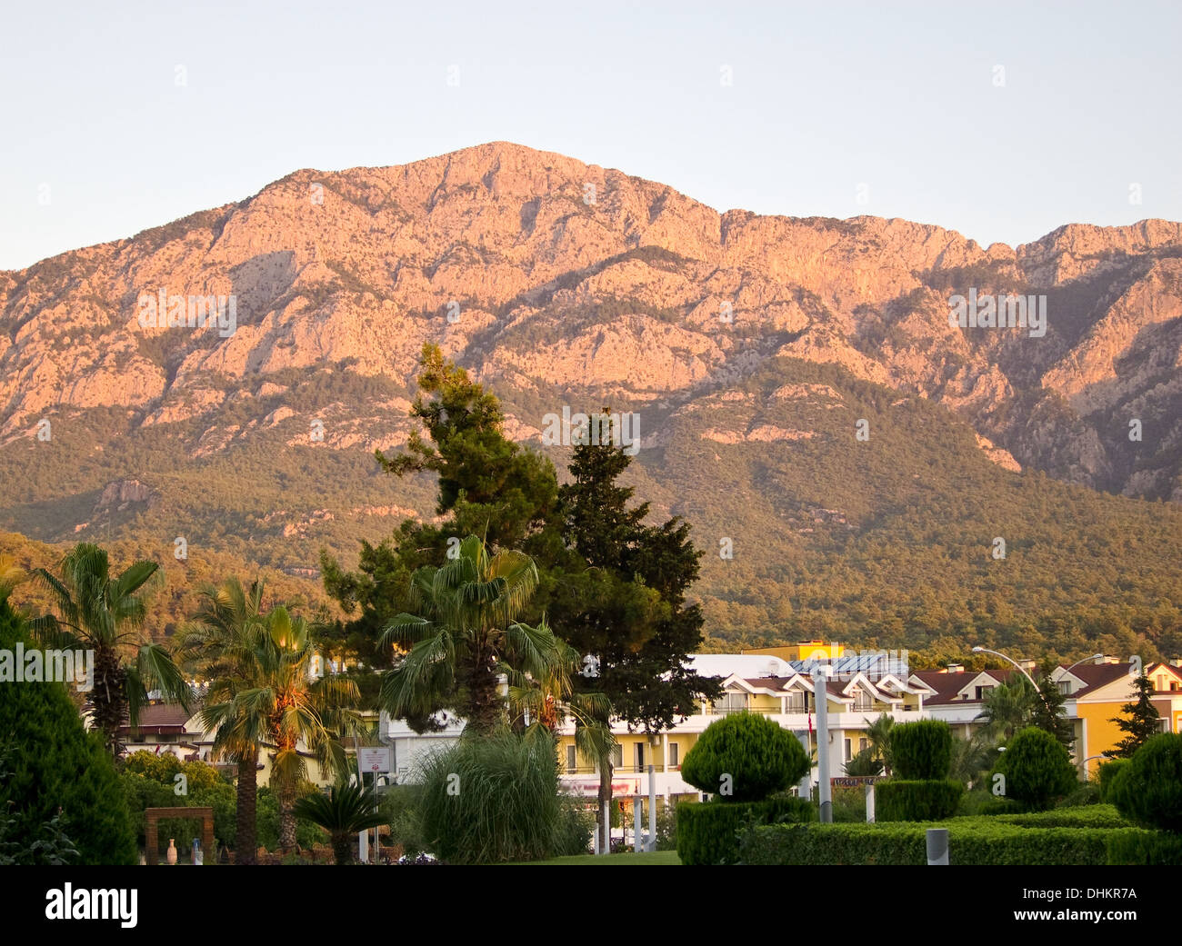 Morning view of Taurus mountains, Antalya region, Turkey Stock Photo ...