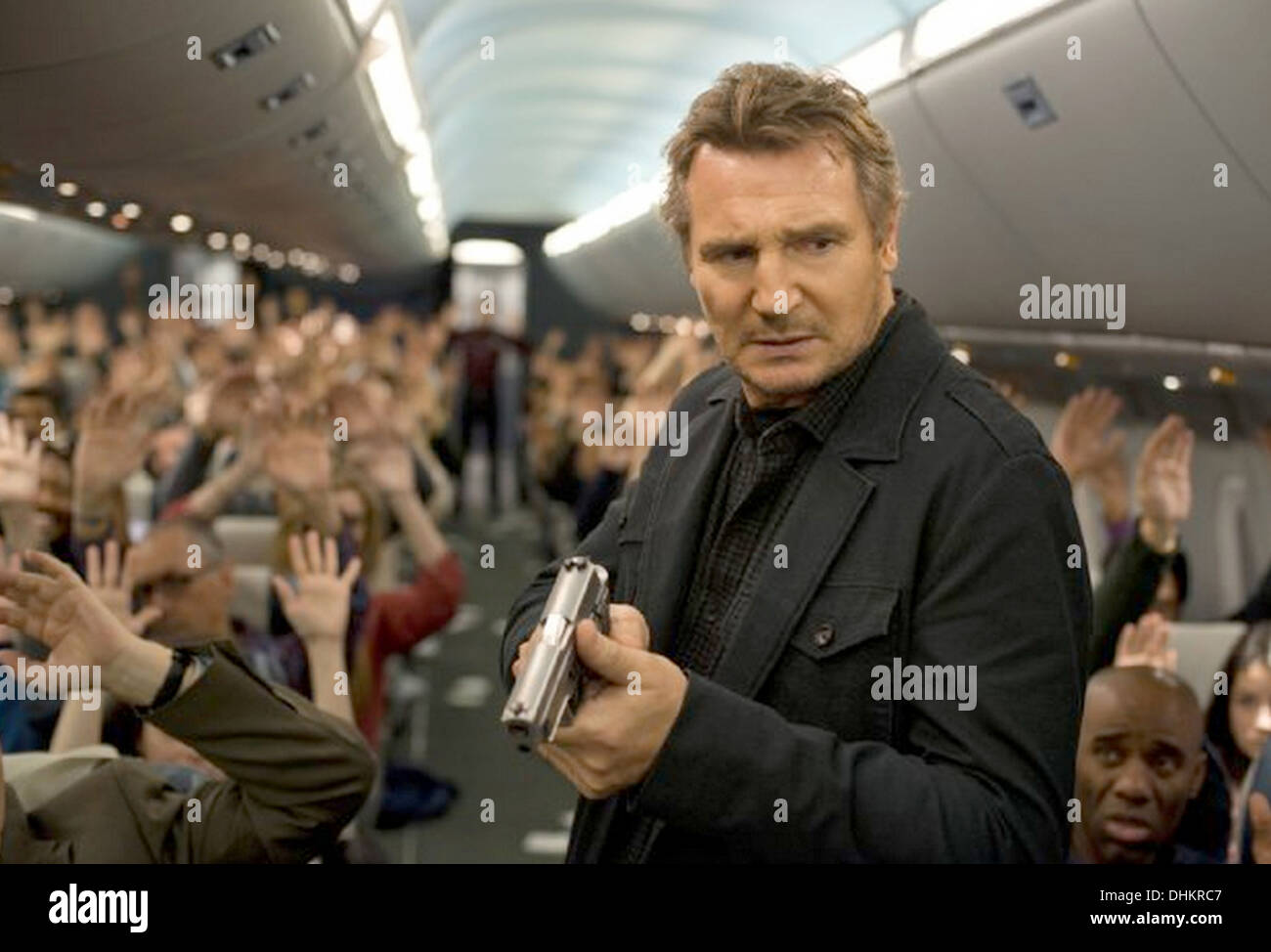 NON-STOP 2014 Universal Pictures film with Liam Neeson as Bill Marks Stock Photo - Alamy