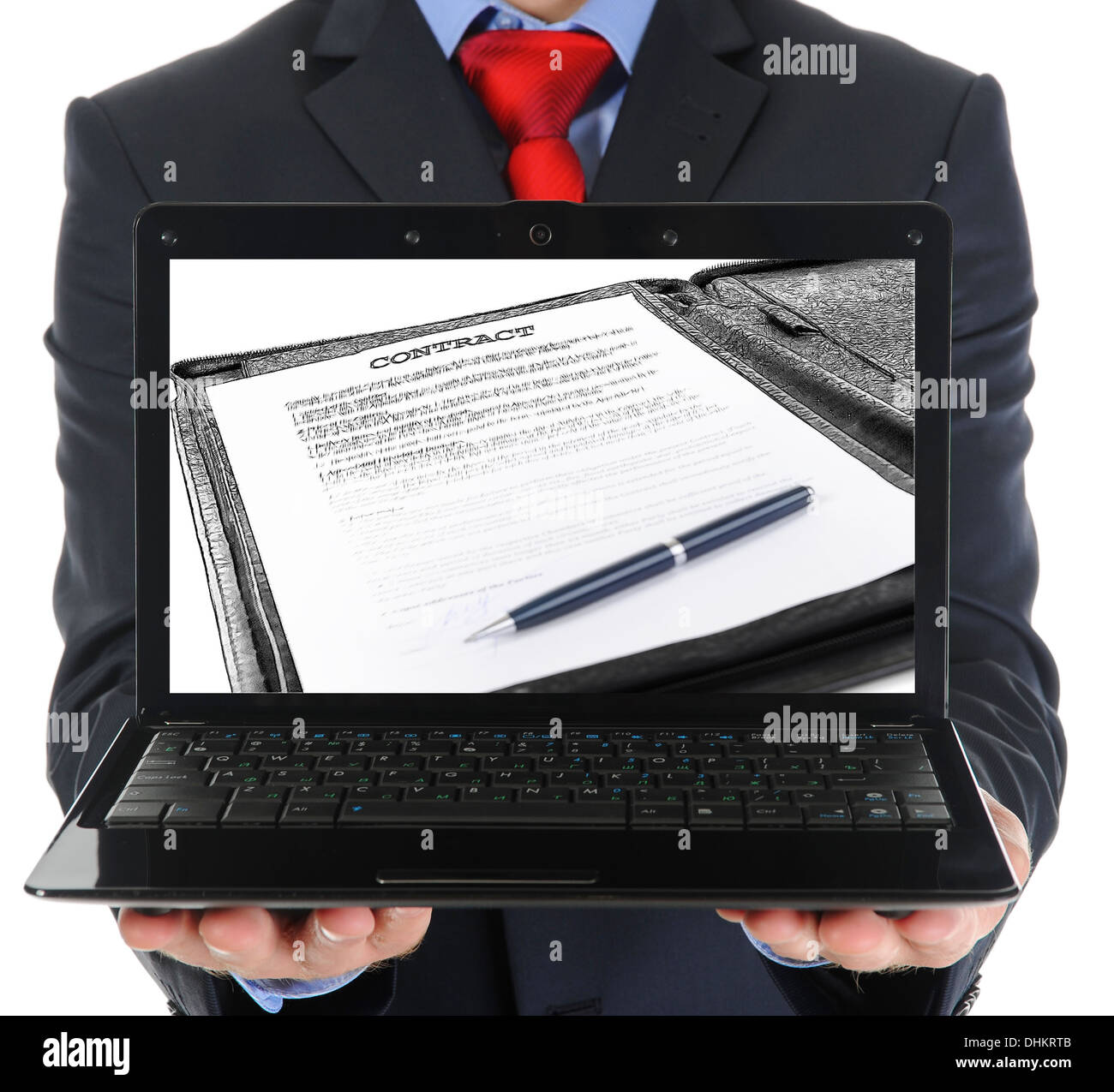 Holding drawing up to laptop hi-res stock photography and images - Alamy