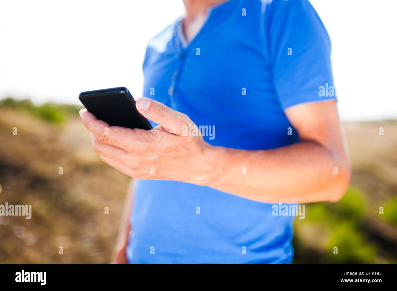Smart device outdoor hi-res stock photography and images - Alamy