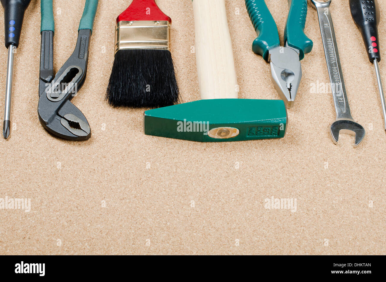 Building tools on background hi-res stock photography and images - Alamy